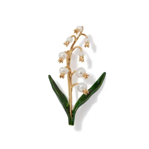 Lily-Of-The-Valley Brooch - Museum Style Home
